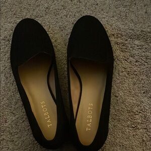 Talbots | Shoes | Talbots Womens Black Suede Loafers | Poshmark
